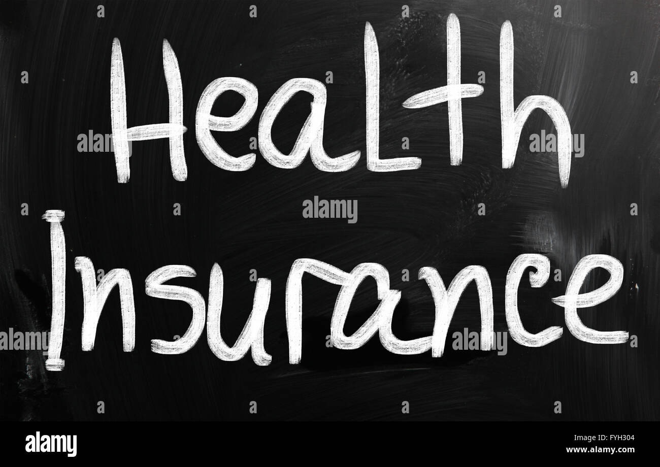 Health concept handwritten with chalk on a blackboard Stock Photo - Alamy