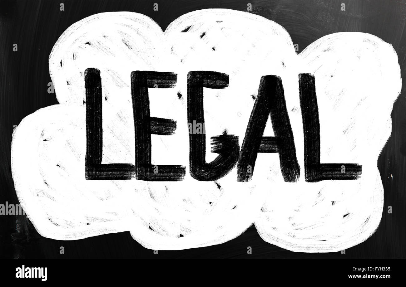 The word Legal handwritten with white chalk on a blackboard Stock Photo ...