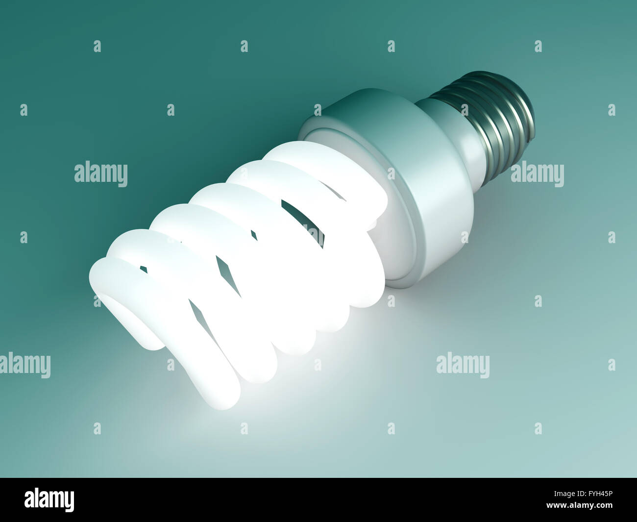 Energy Saver Light Bulb Stock Photo - Alamy