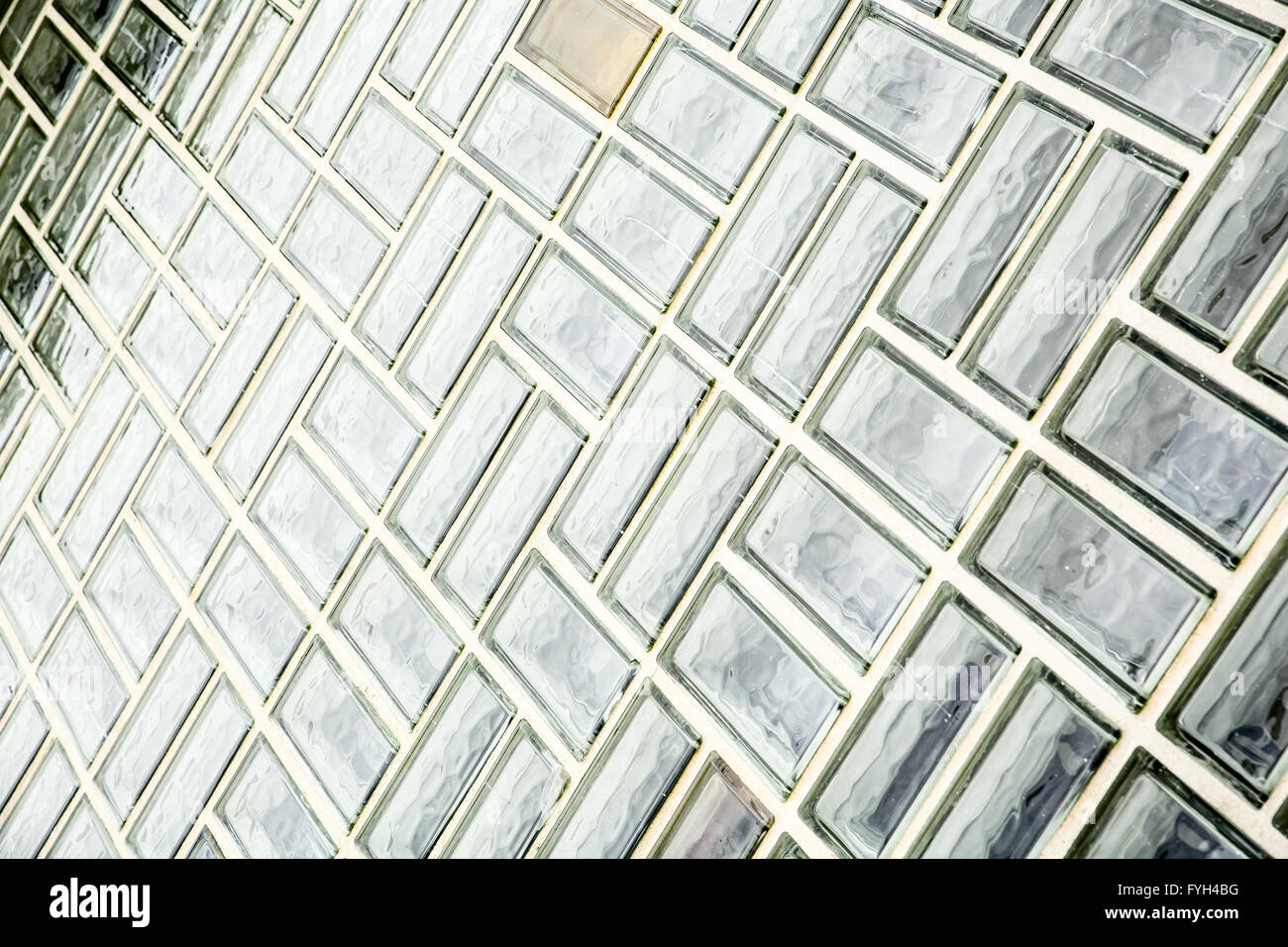 Glass brick wall Stock Photo - Alamy