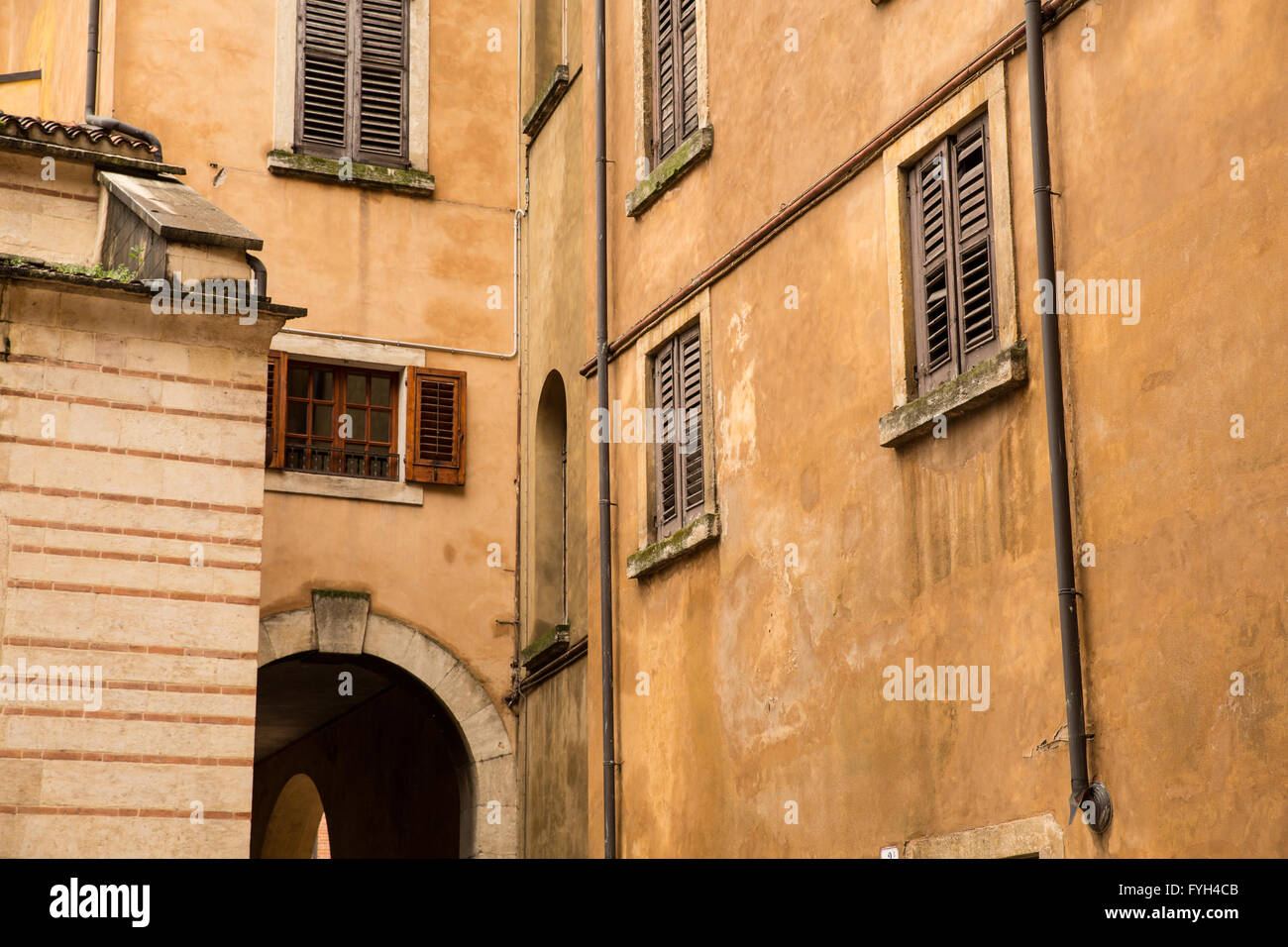 Historic architecture in Verona Stock Photo - Alamy