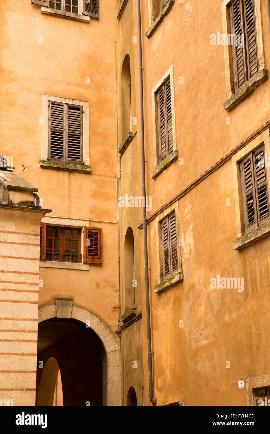 Historic architecture in Verona Stock Photo - Alamy