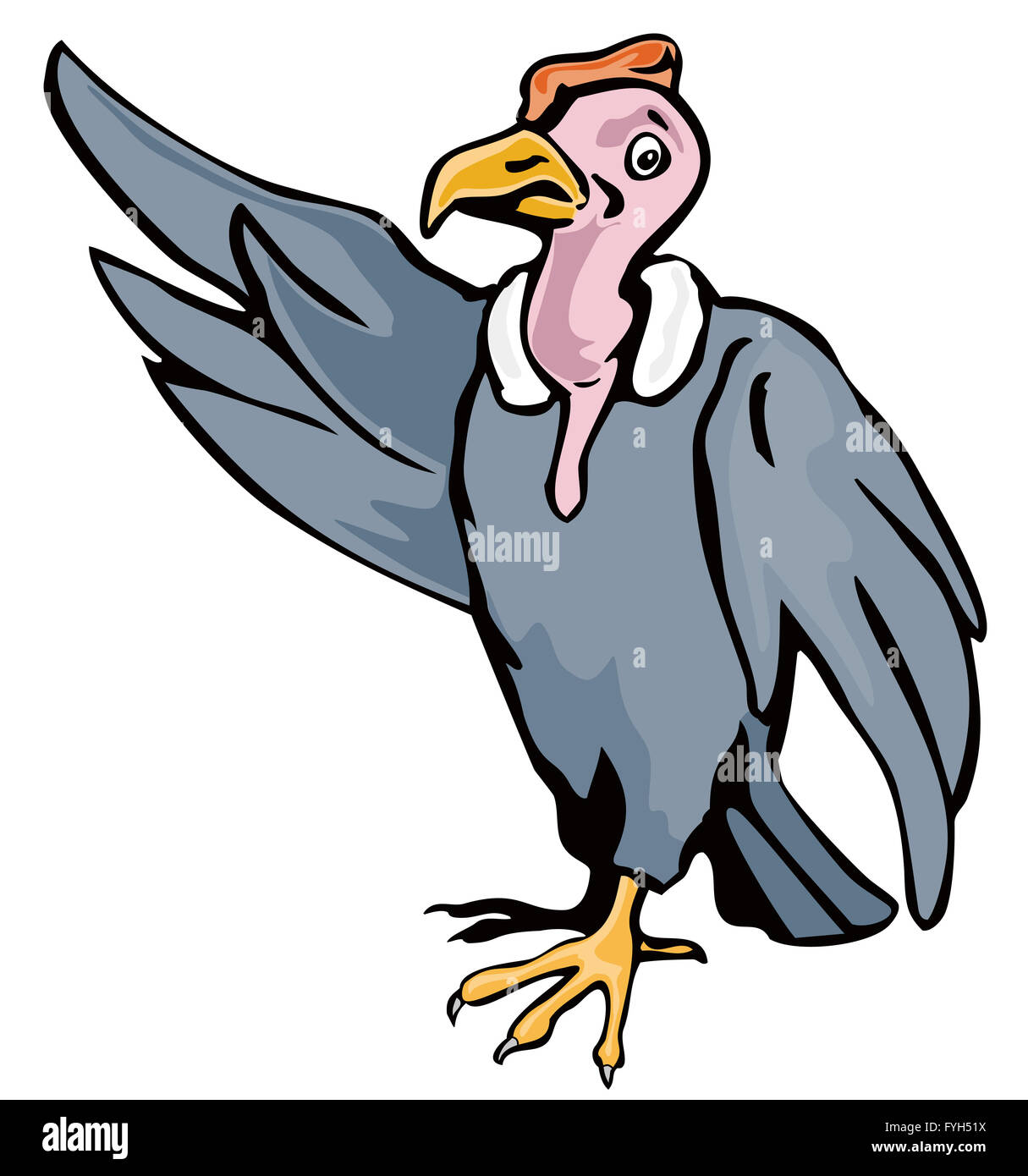 Scary Vulture Cartoon