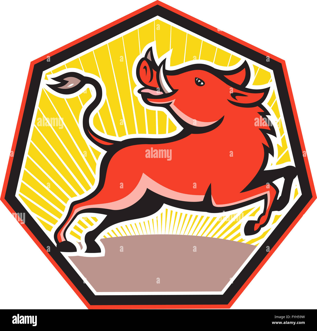 Wild Pig Razorback Hog Stock Photo - Alamy