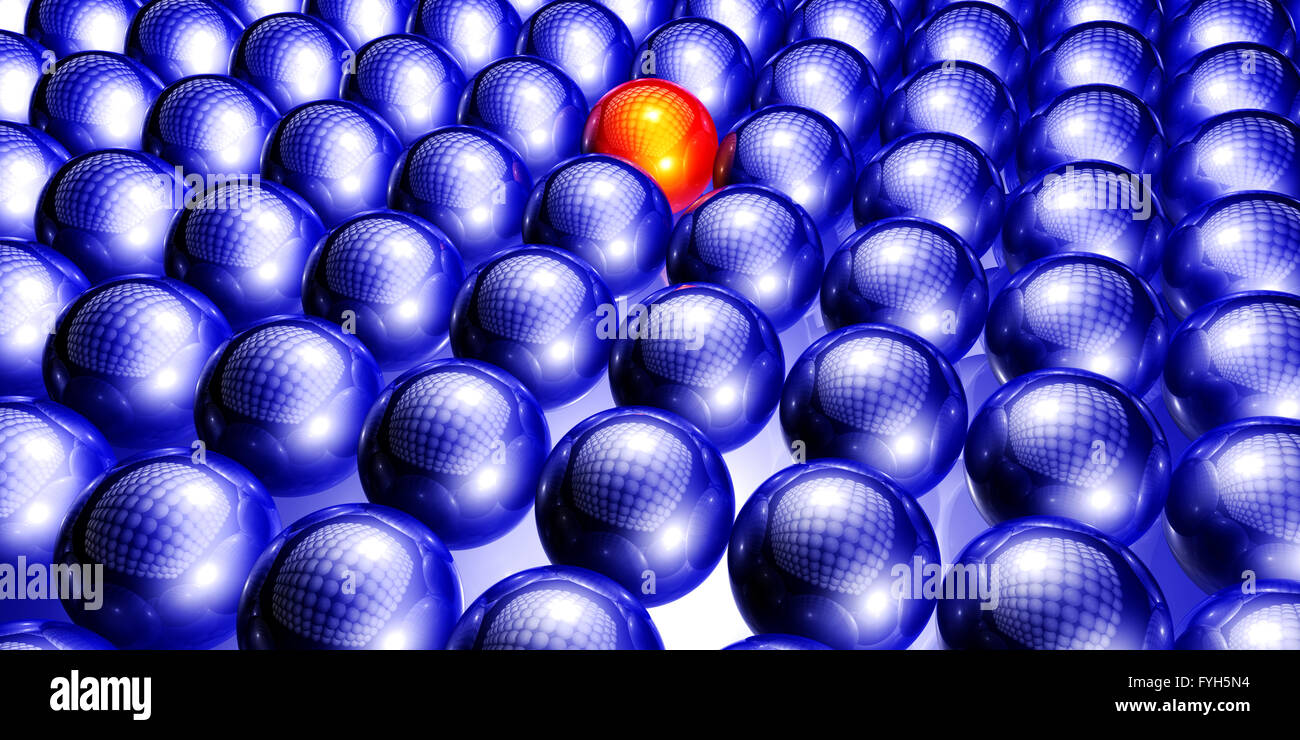 One is different Stock Photo - Alamy