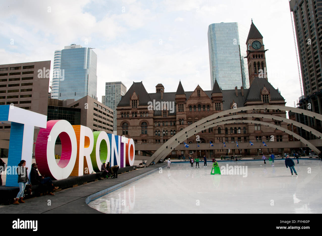 Nathan Phillips Square - Toronto - Canada Stock Photo - Alamy