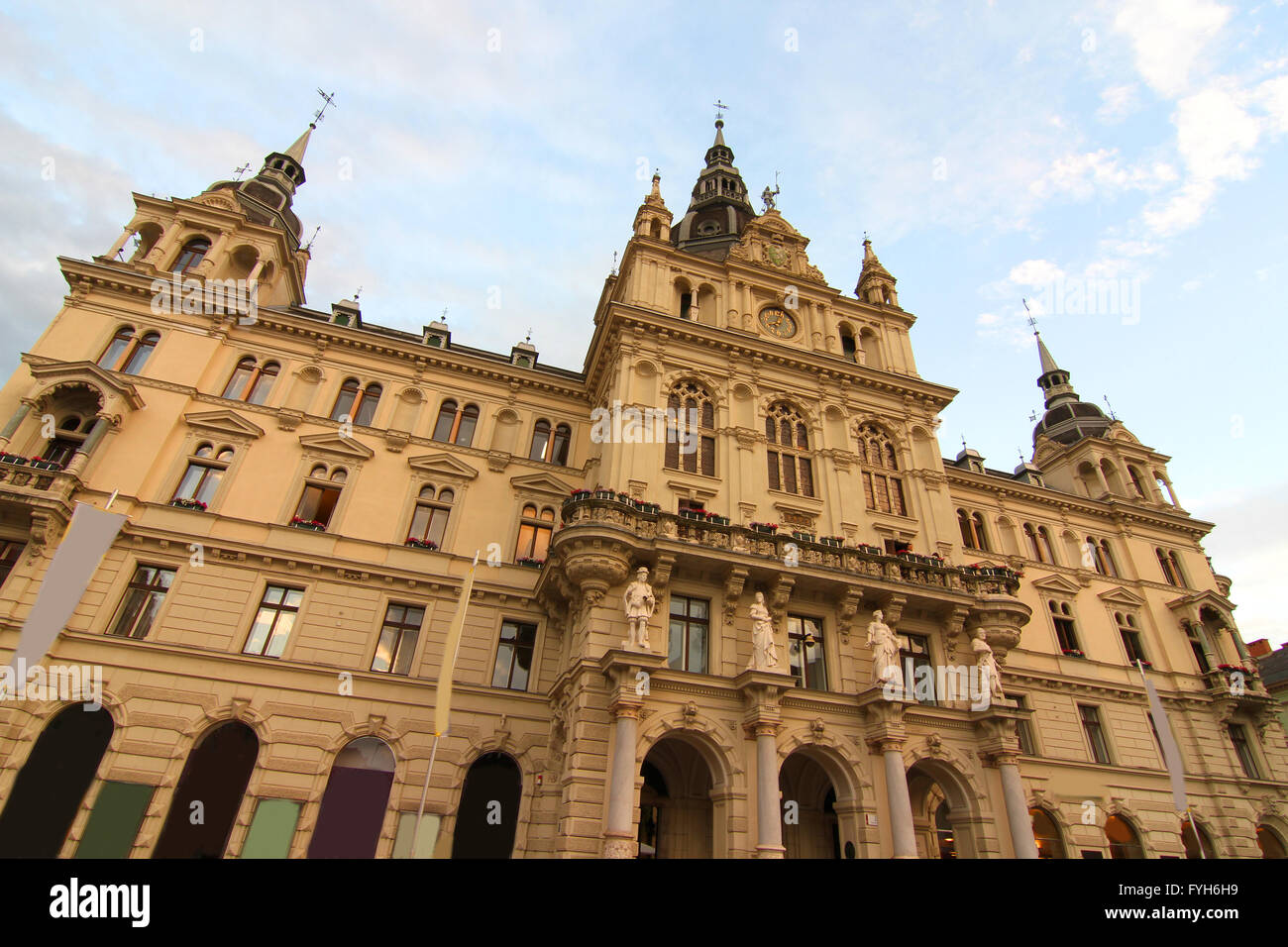 Town Hall of Graz Stock Photo - Alamy