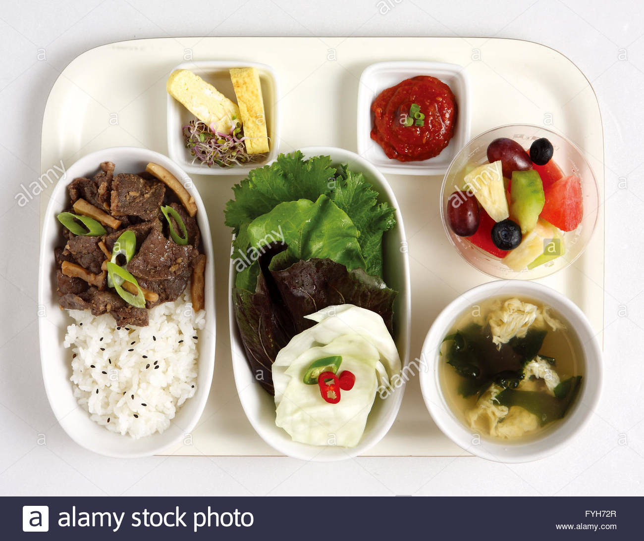 Airline Food Tray Stock Photos & Airline Food Tray Stock Images - Alamy
