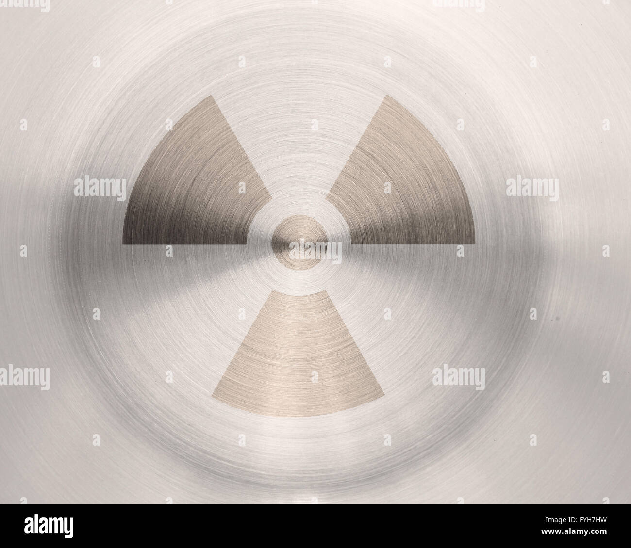 grunge nuclear sign on metal texture background Stock Photo - Alamy