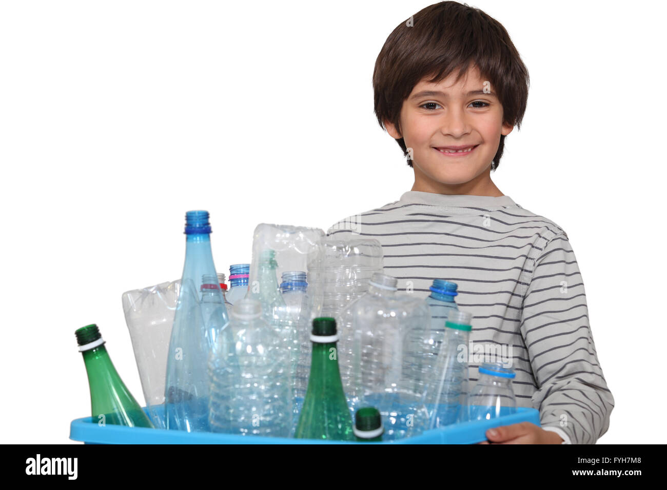 Child collection garbage hi-res stock photography and images - Alamy