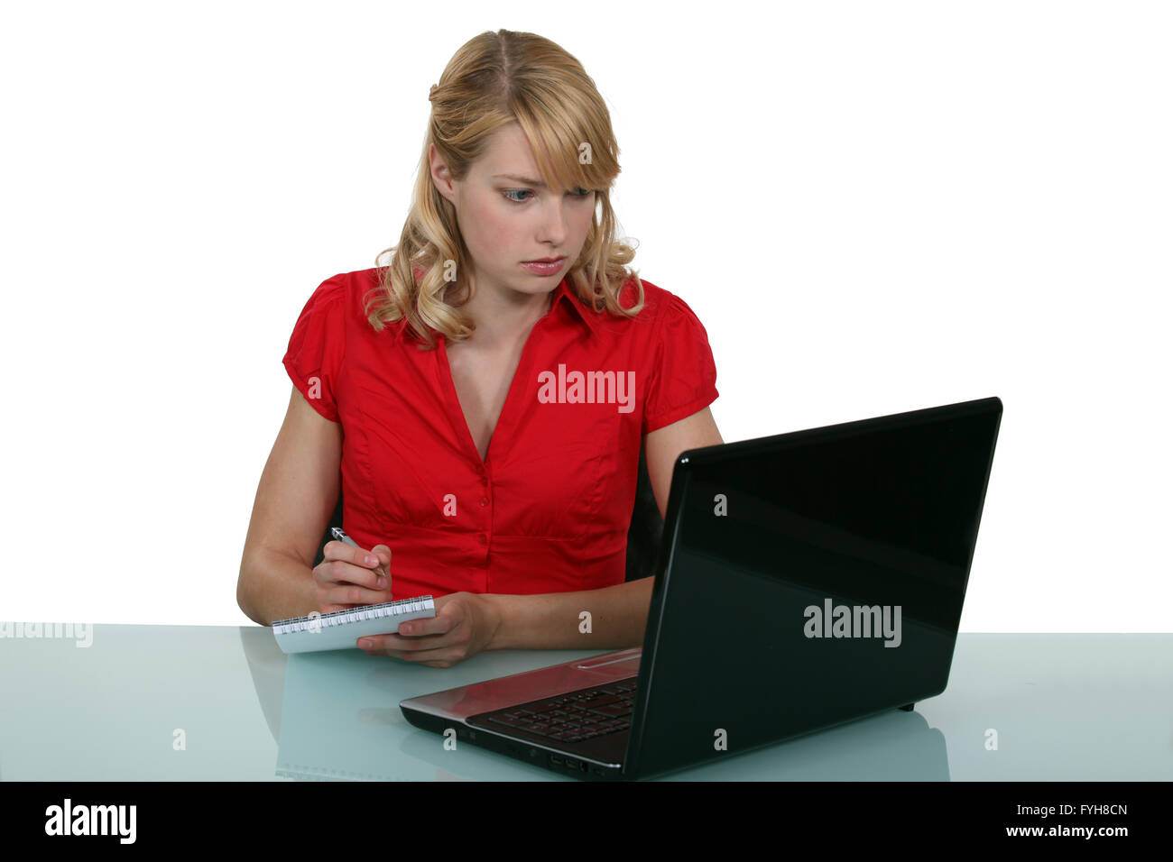 Secretary taking notes hi-res stock photography and images - Alamy