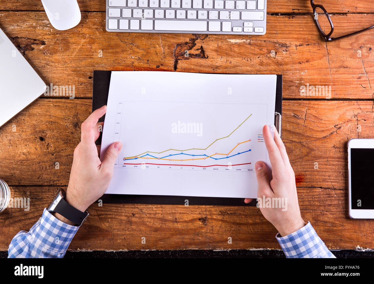 Old man computer back view hi-res stock photography and images - Alamy