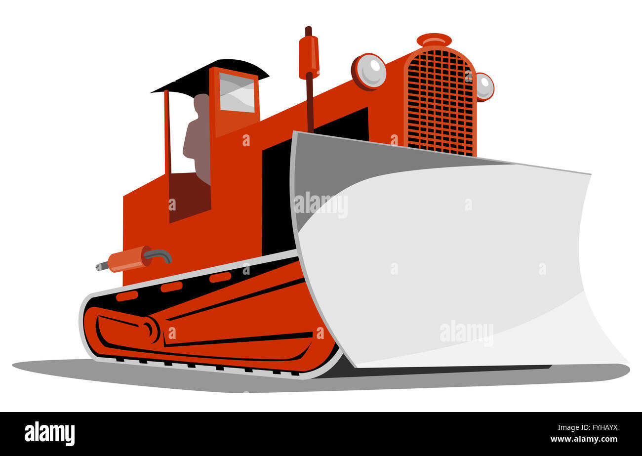 mechanical digger tractor Stock Photo - Alamy