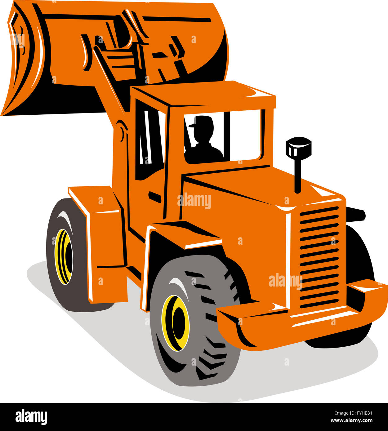 construction digger mechanical excavator Stock Photo - Alamy