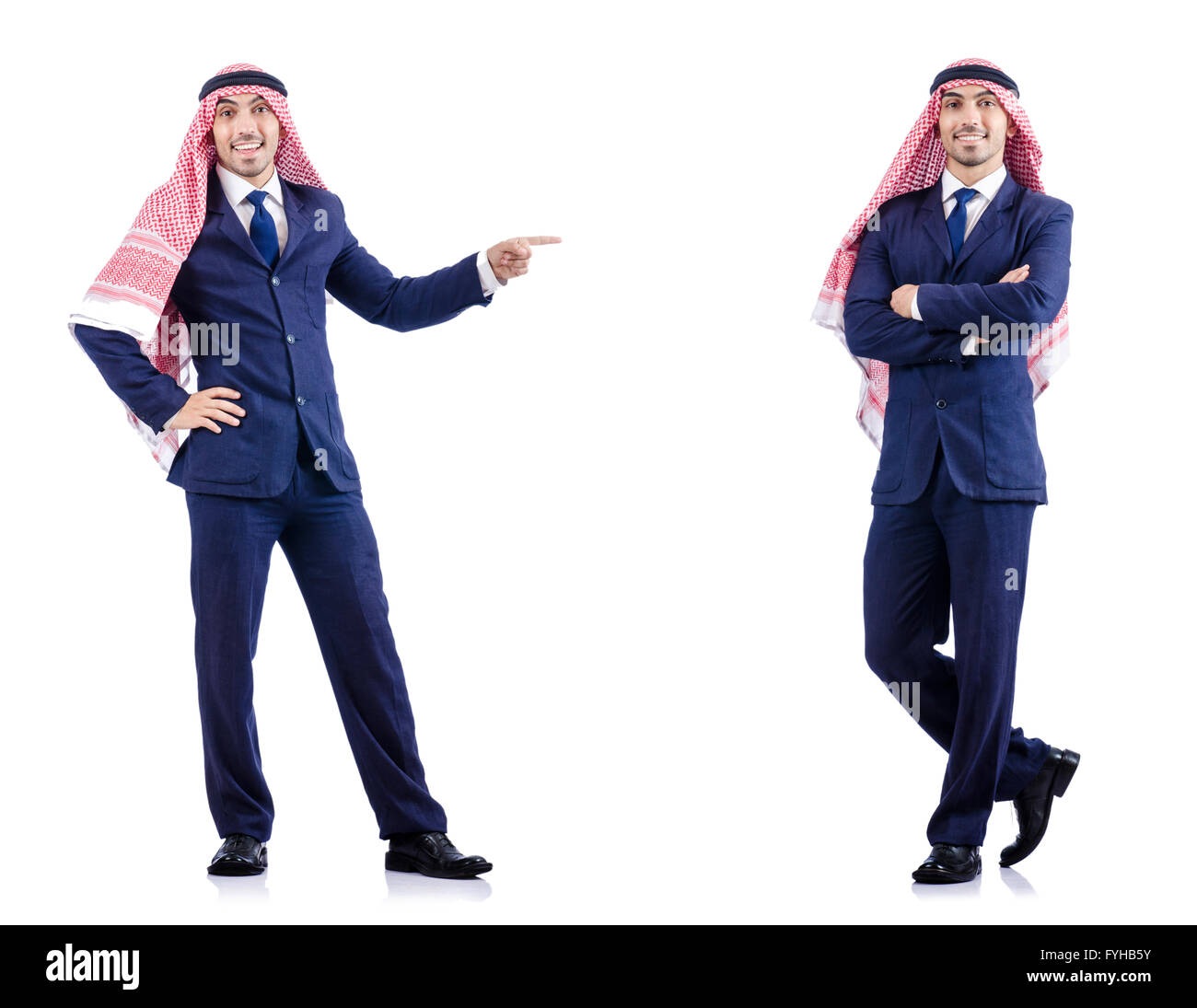 Set of photos with arab businessman Stock Photo - Alamy