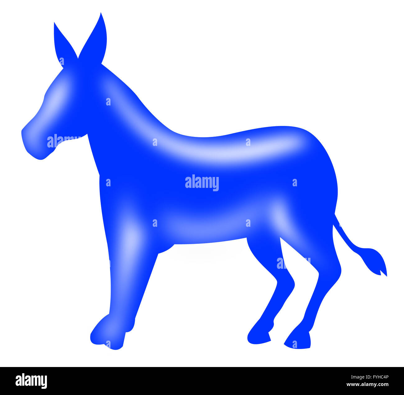 Democrat Donkey Mascot Stock Photo - Alamy