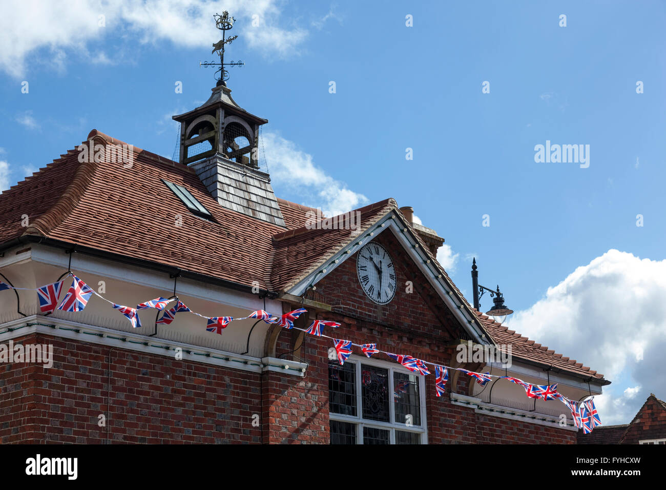Bunting Flags Hall Stock Photos & Bunting Flags Hall Stock Images - Alamy