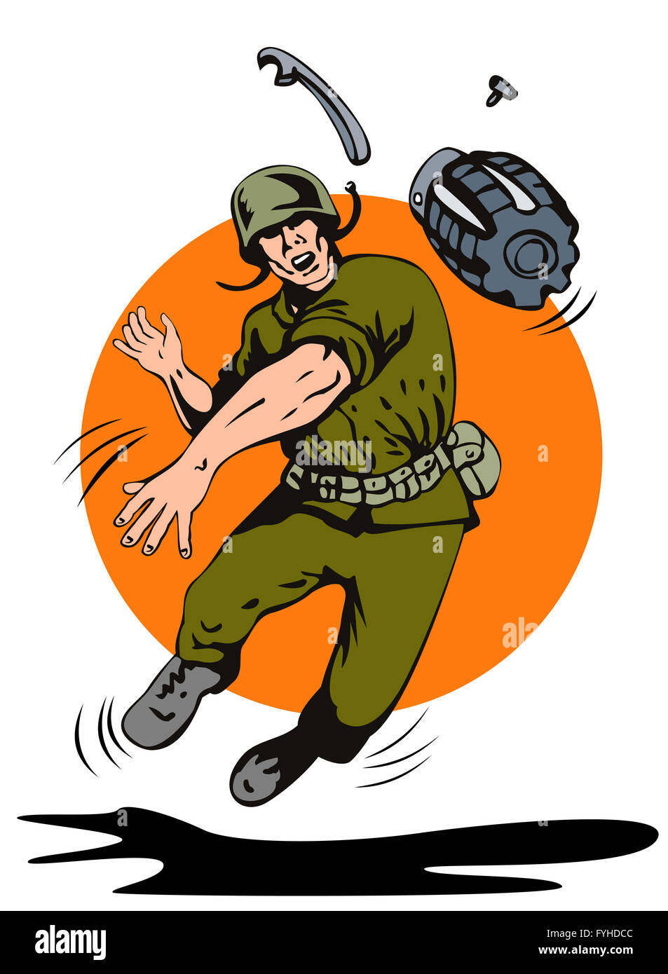 Hand grenade throwing as a college sport by Lewis Omer - maxbhq