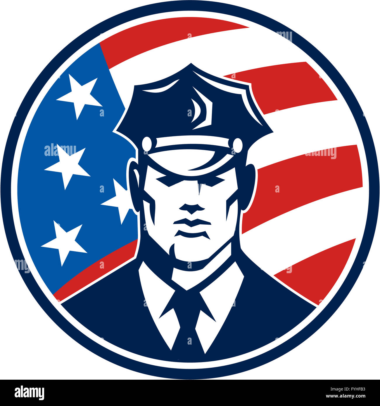 American Policeman Security Guard Retro Stock Photo - Alamy American Policeman Security Guard Retro Stock Photo - Alamy