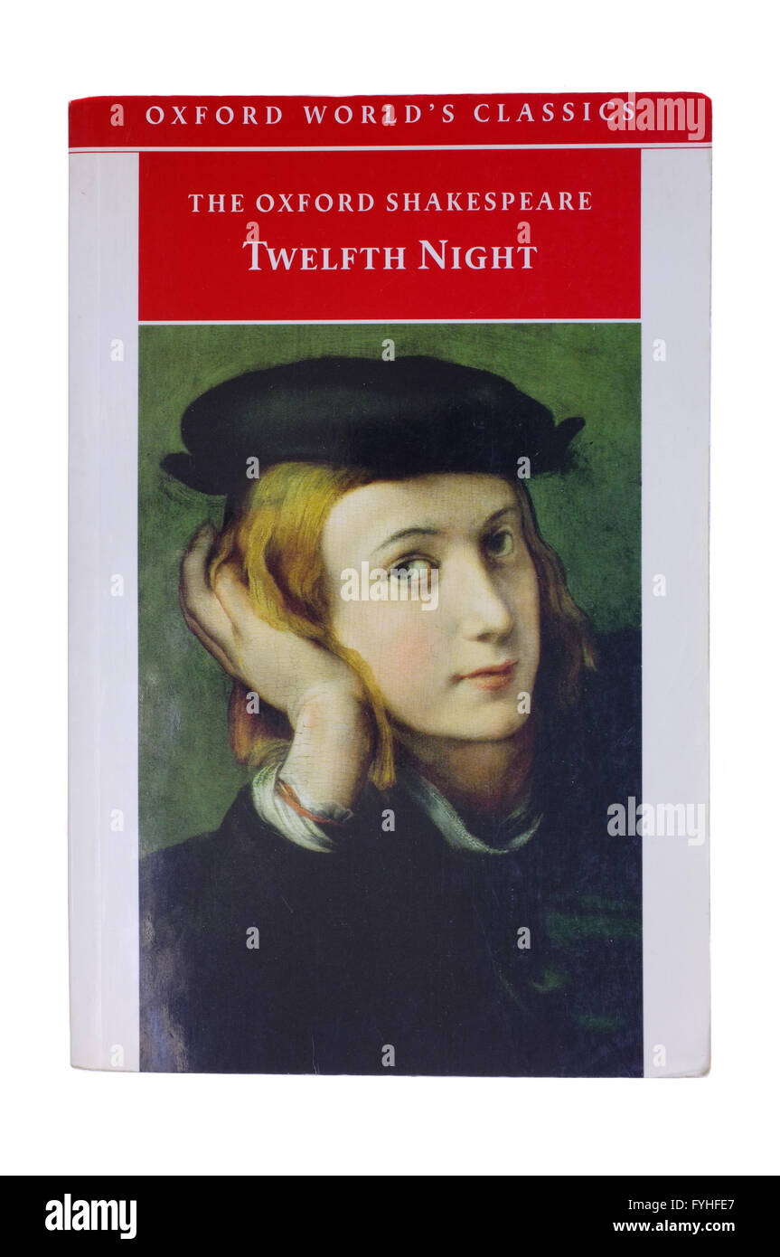 The front cover of Twelfth Night by William Shakespeare photographed ...