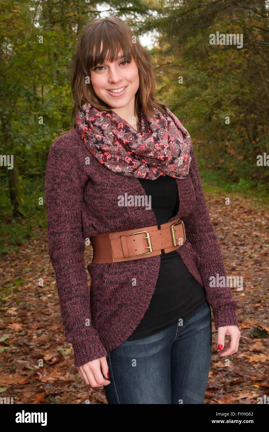 Woman autumn fall november fashion hi-res stock photography and images ...