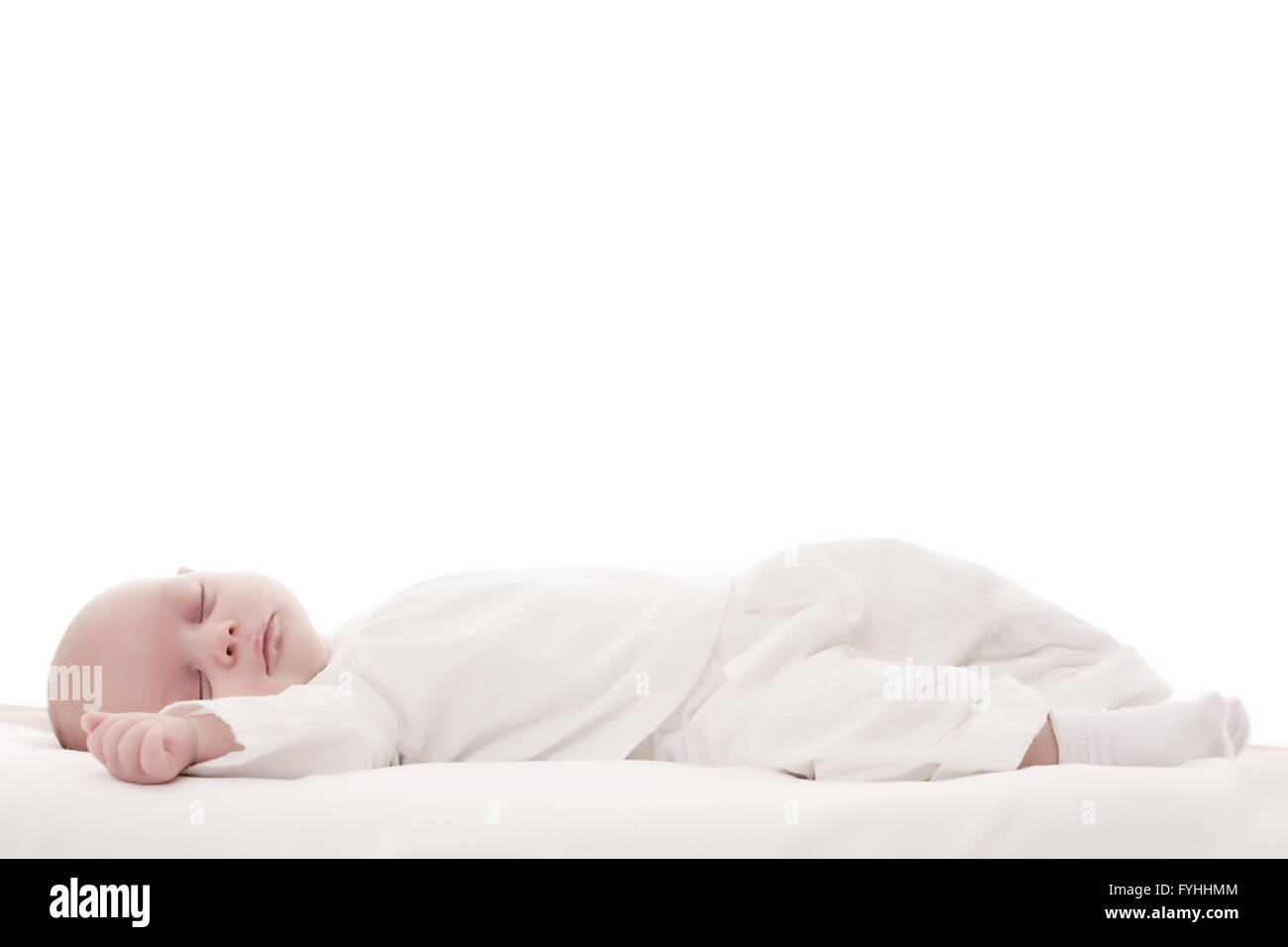 Sleeping baby studio shot hi-res stock photography and images - Alamy