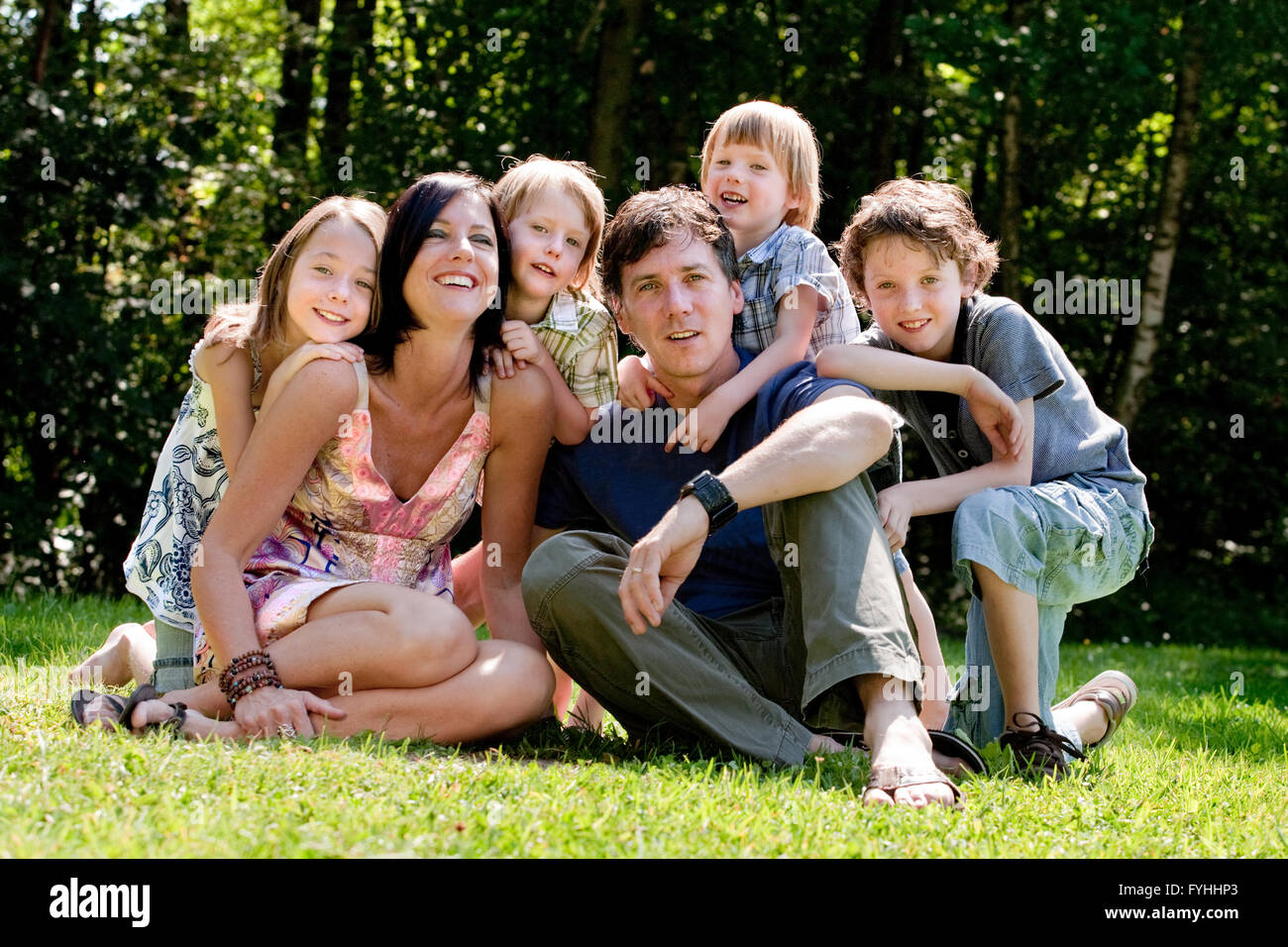 Family portrait hi-res stock photography and images - Alamy
