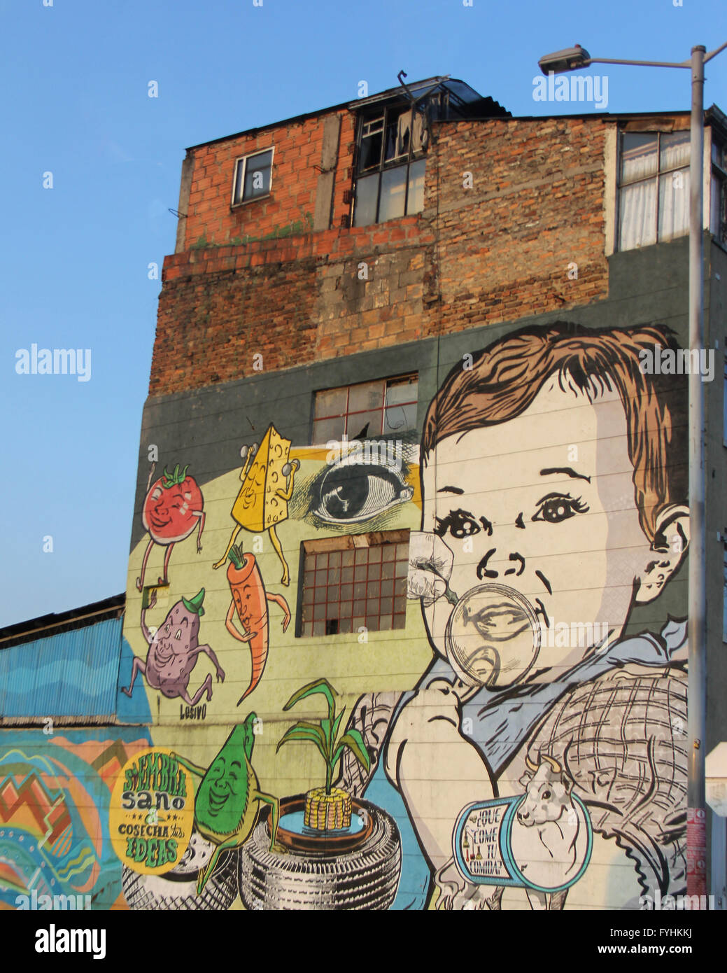 Colombia graffiti bogota hi-res stock photography and images - Alamy