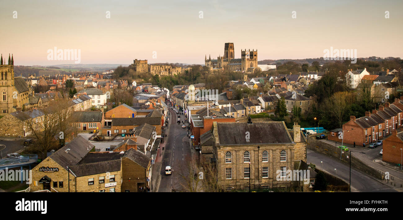 Durham cathedral at sunset hi-res stock photography and images - Alamy