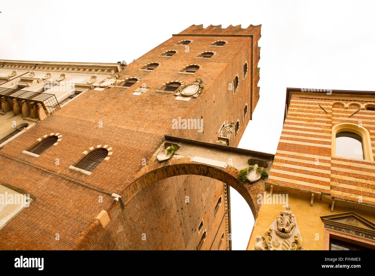Historic architecture in Verona Stock Photo - Alamy