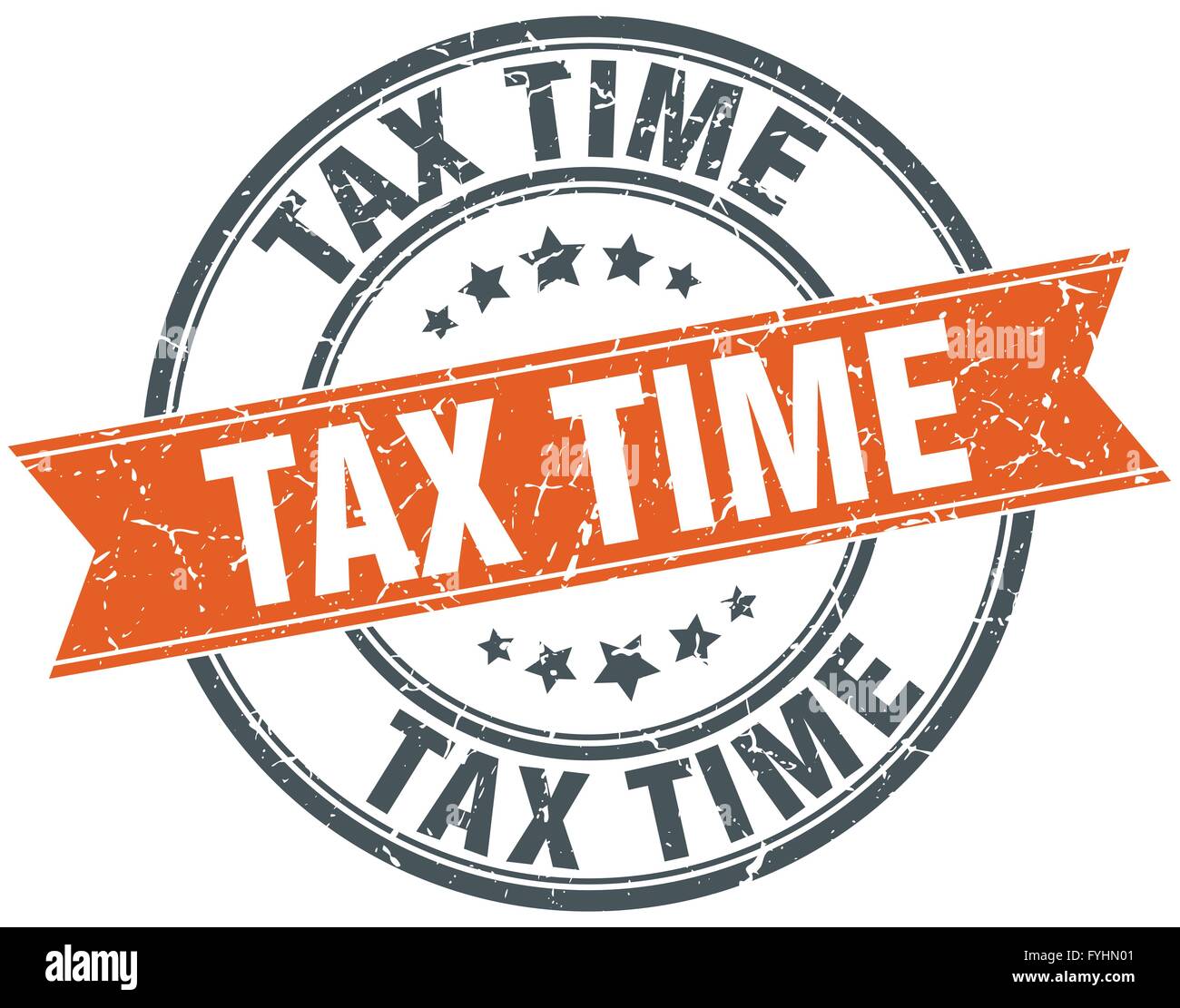 Tax time ribbon isolated hi-res stock photography and images - Alamy