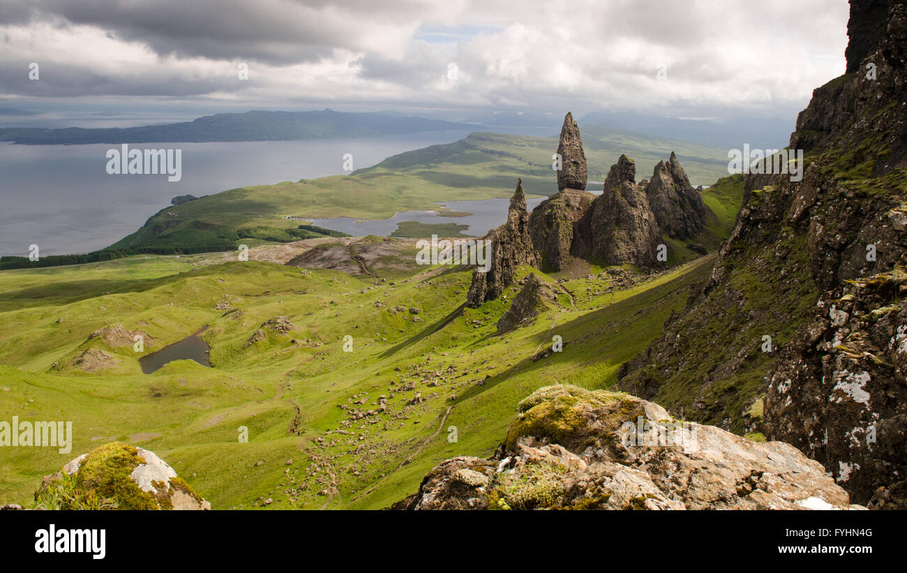 The fairytale landscape of the Trotternish peninsula on the Isle of ...