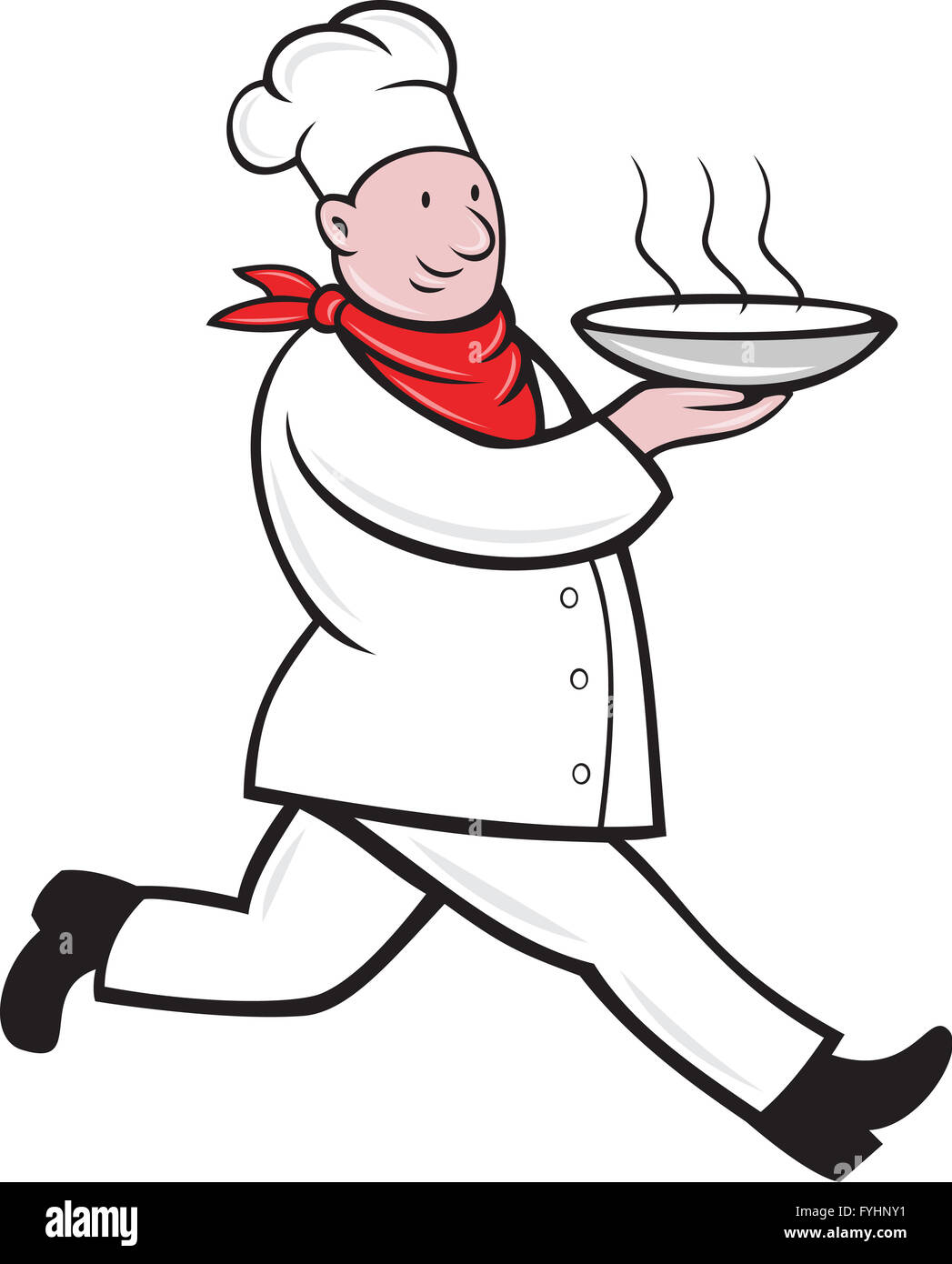 Chef running hi-res stock photography and images - Alamy