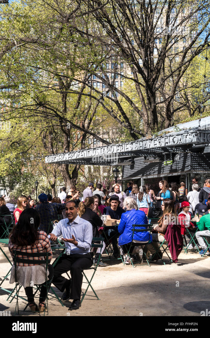 The Shake Shack, Madison Square Park, NYC Stock Photo - Alamy
