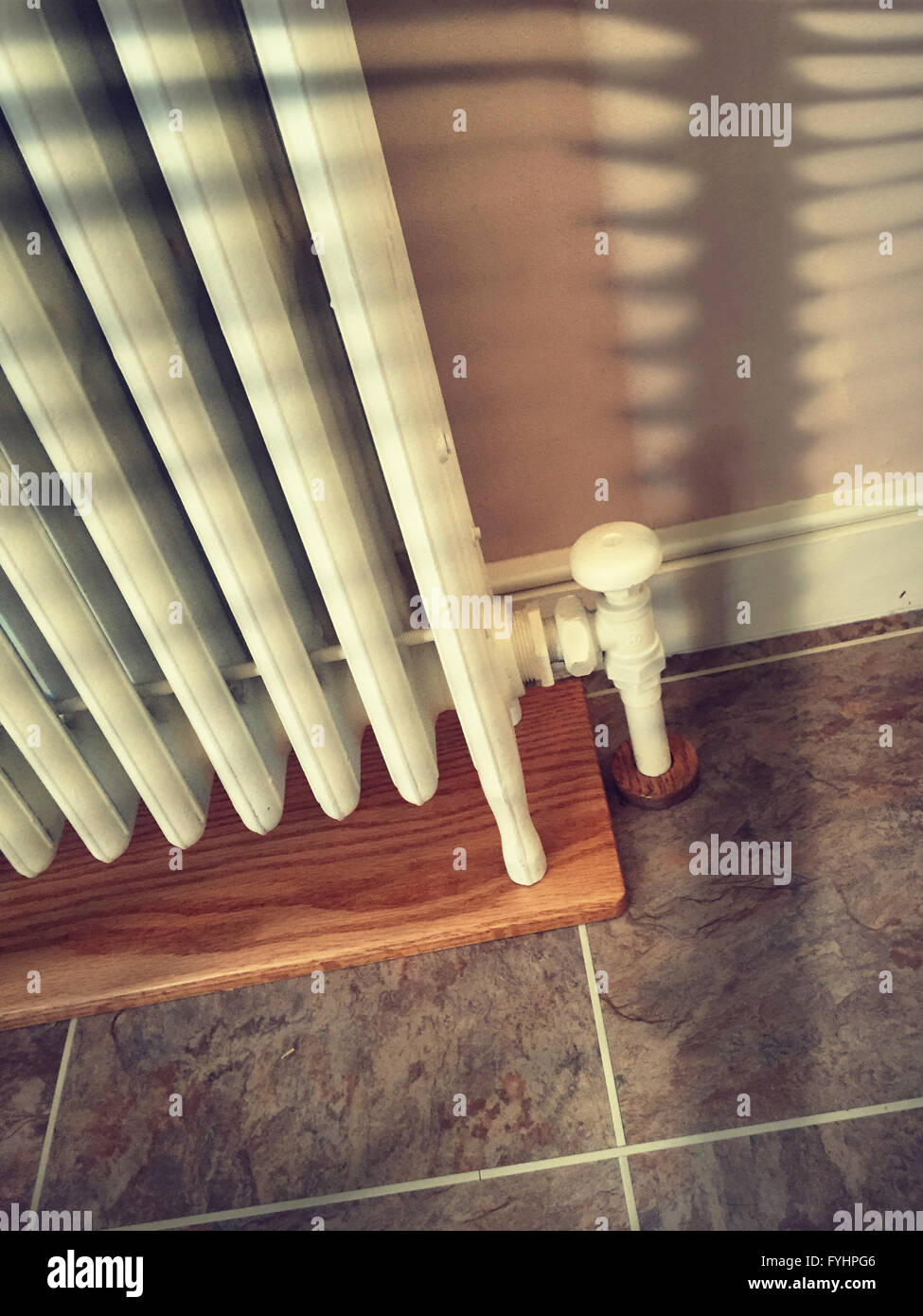 Vintage Cast Iron Hot Water Radiator, USA Stock Photo - Alamy