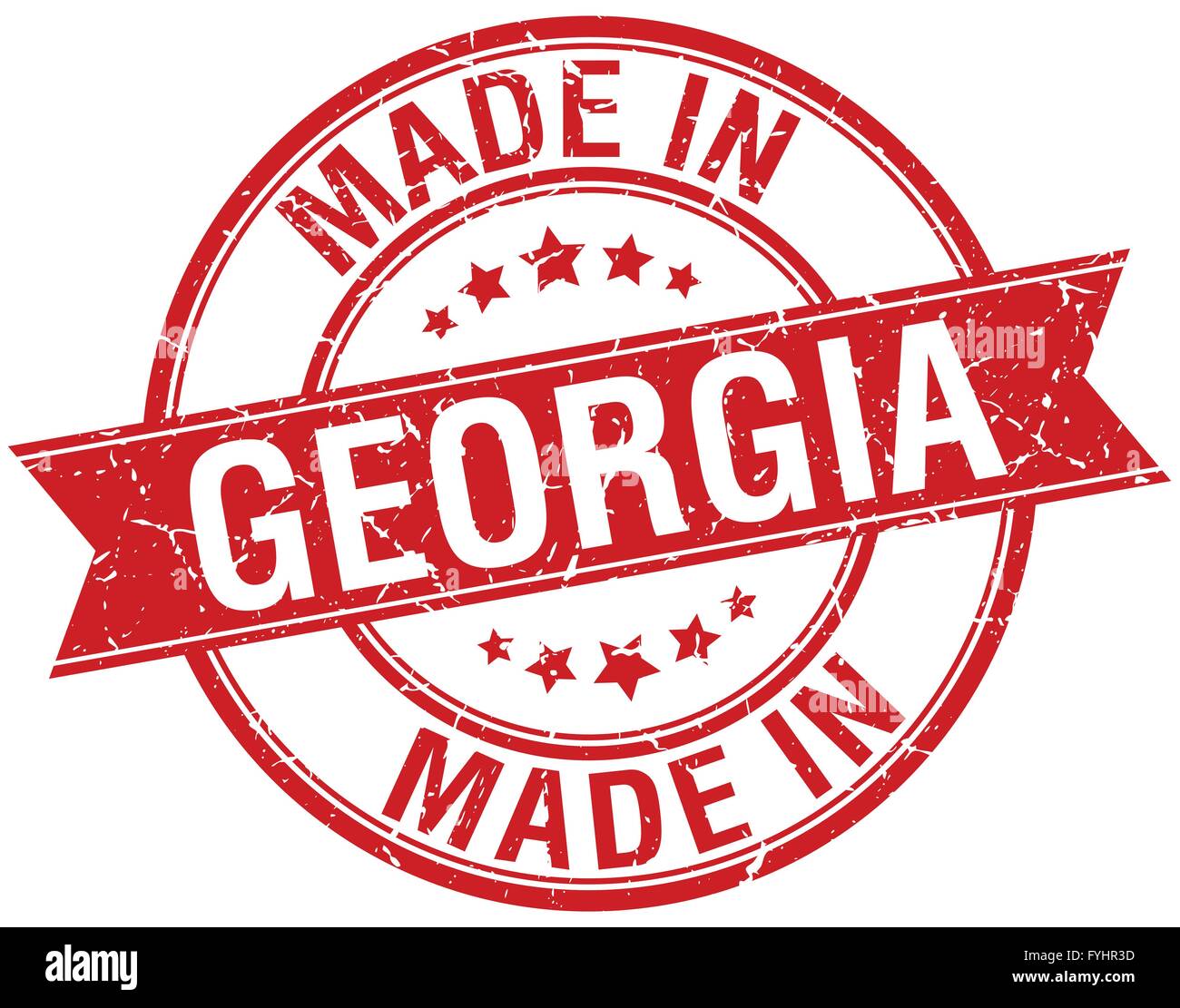 Made in georgia vector vectors hi-res stock photography and images - Alamy