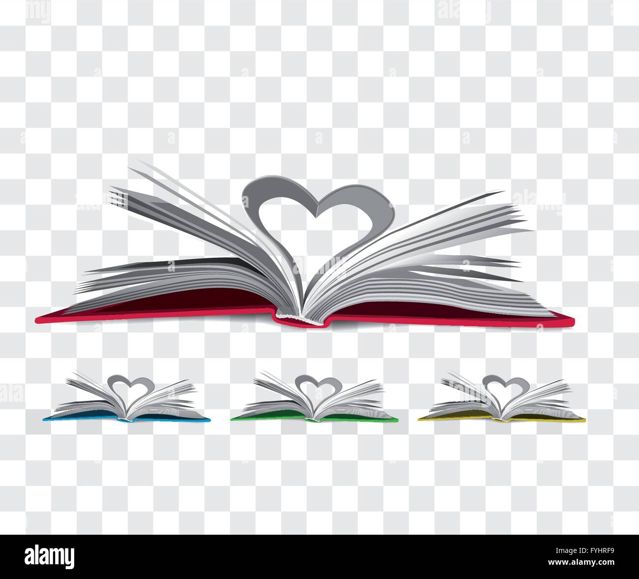 Open book close up Stock Vector Images - Alamy