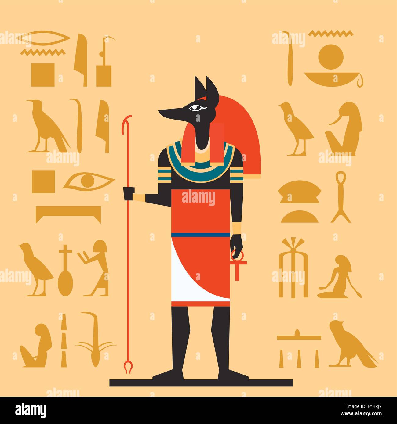 Anubis ancient egypt hi-res stock photography and images - Alamy