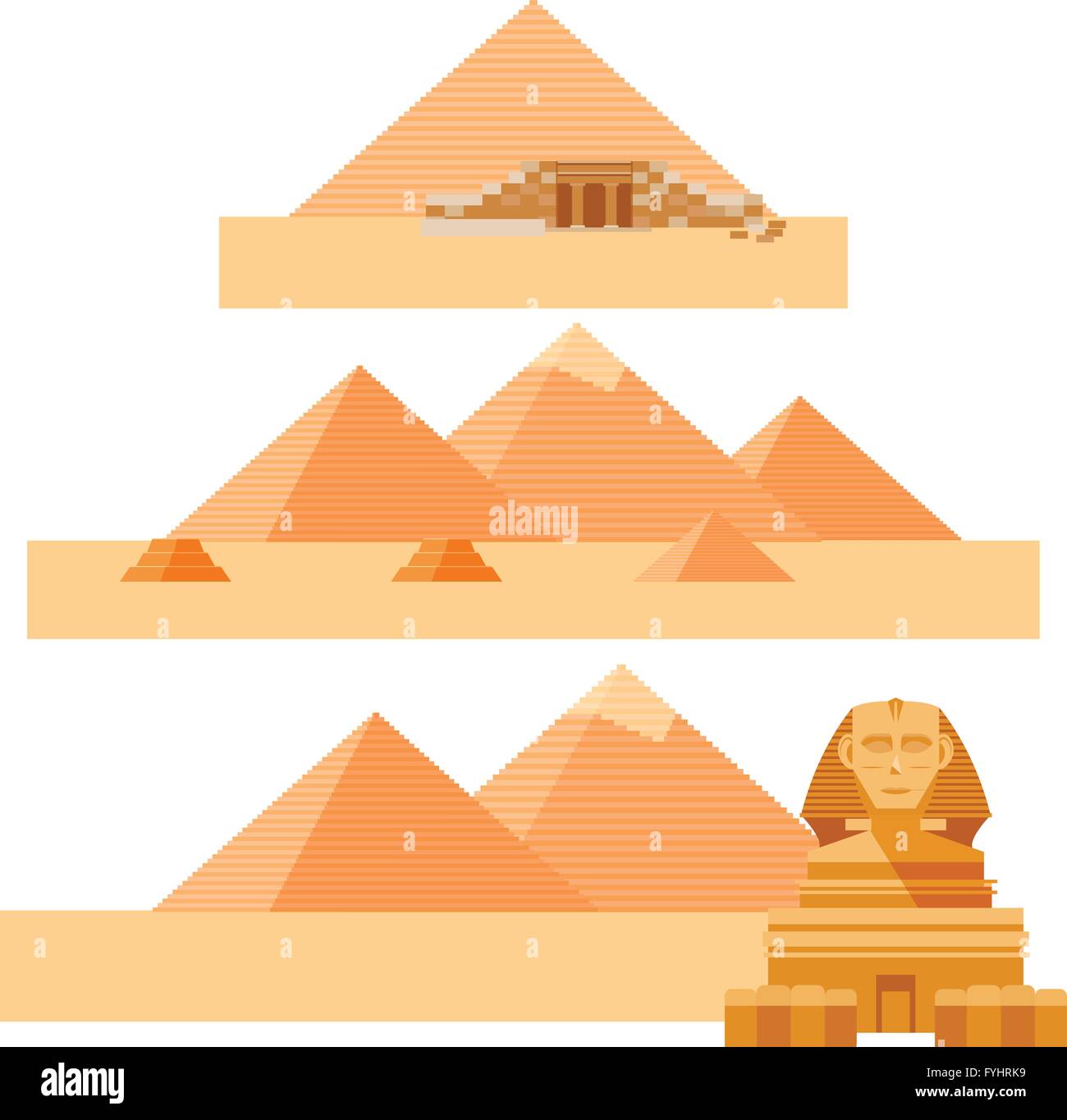 Piramides Stock Vector Images - Alamy