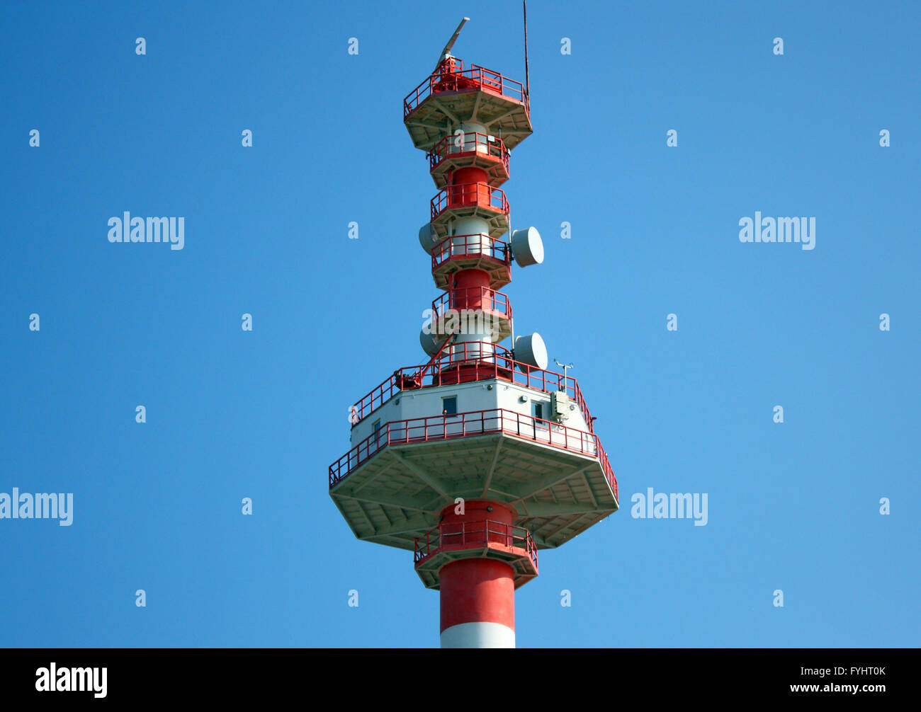 communications tower for tv and mobile phone signals Stock Photo - Alamy