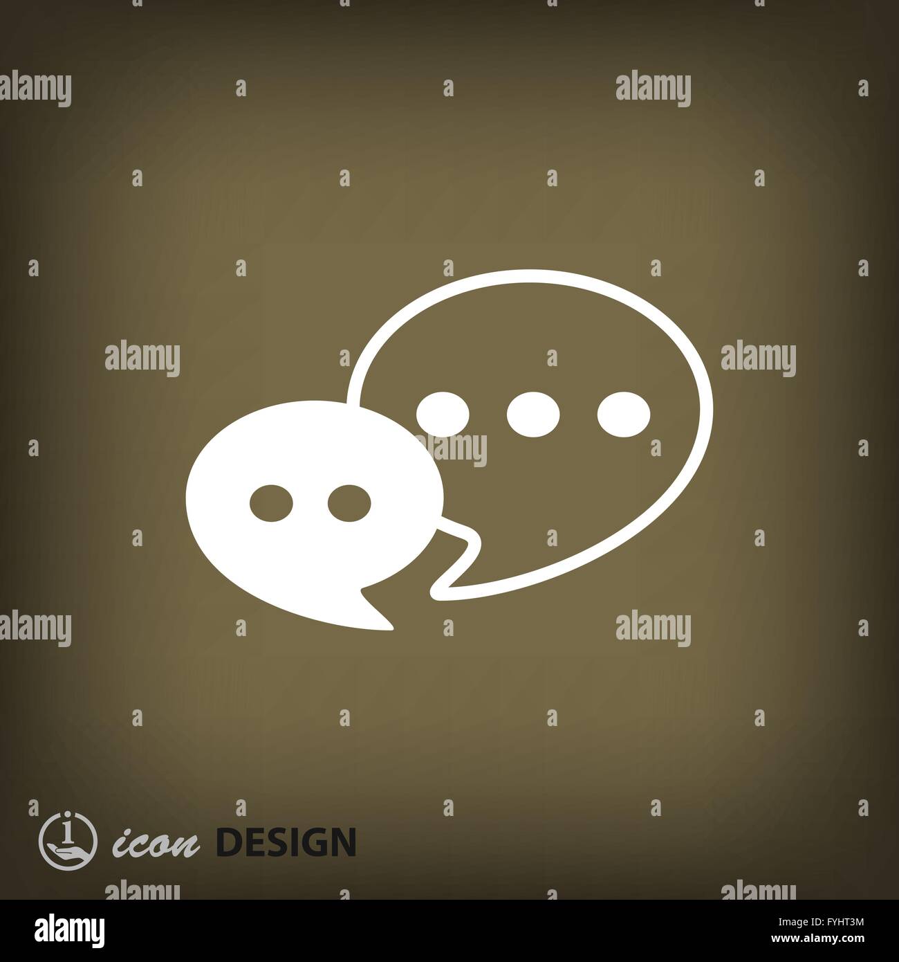 Pictograph of message or chat Stock Vector Image & Art - Alamy