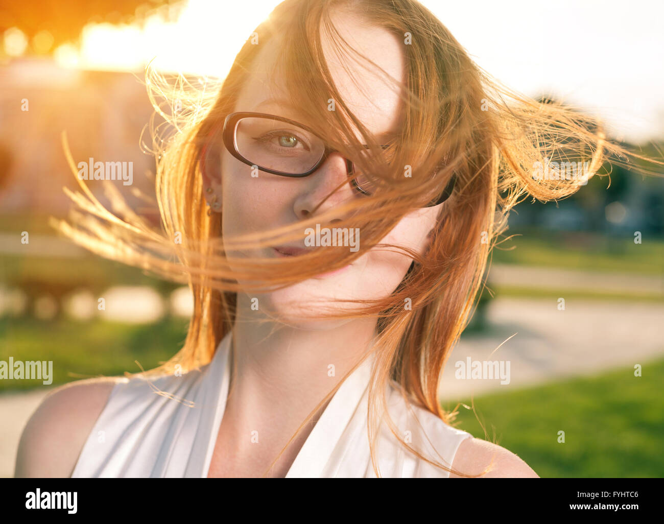 Freckles close up hi-res stock photography and images - Alamy