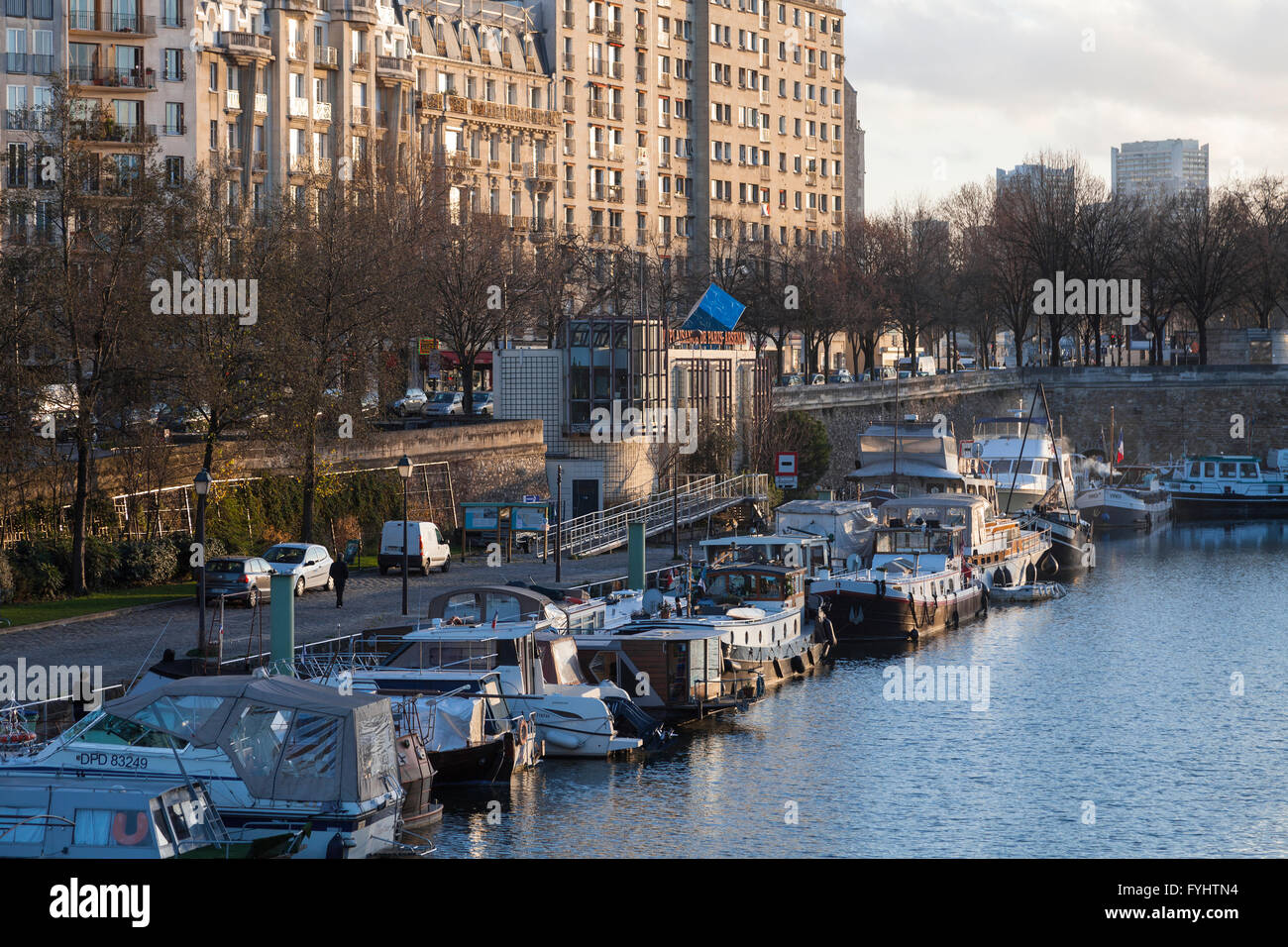 Port de l'arsenal, Paris, 2015 Stock Photo - Alamy
