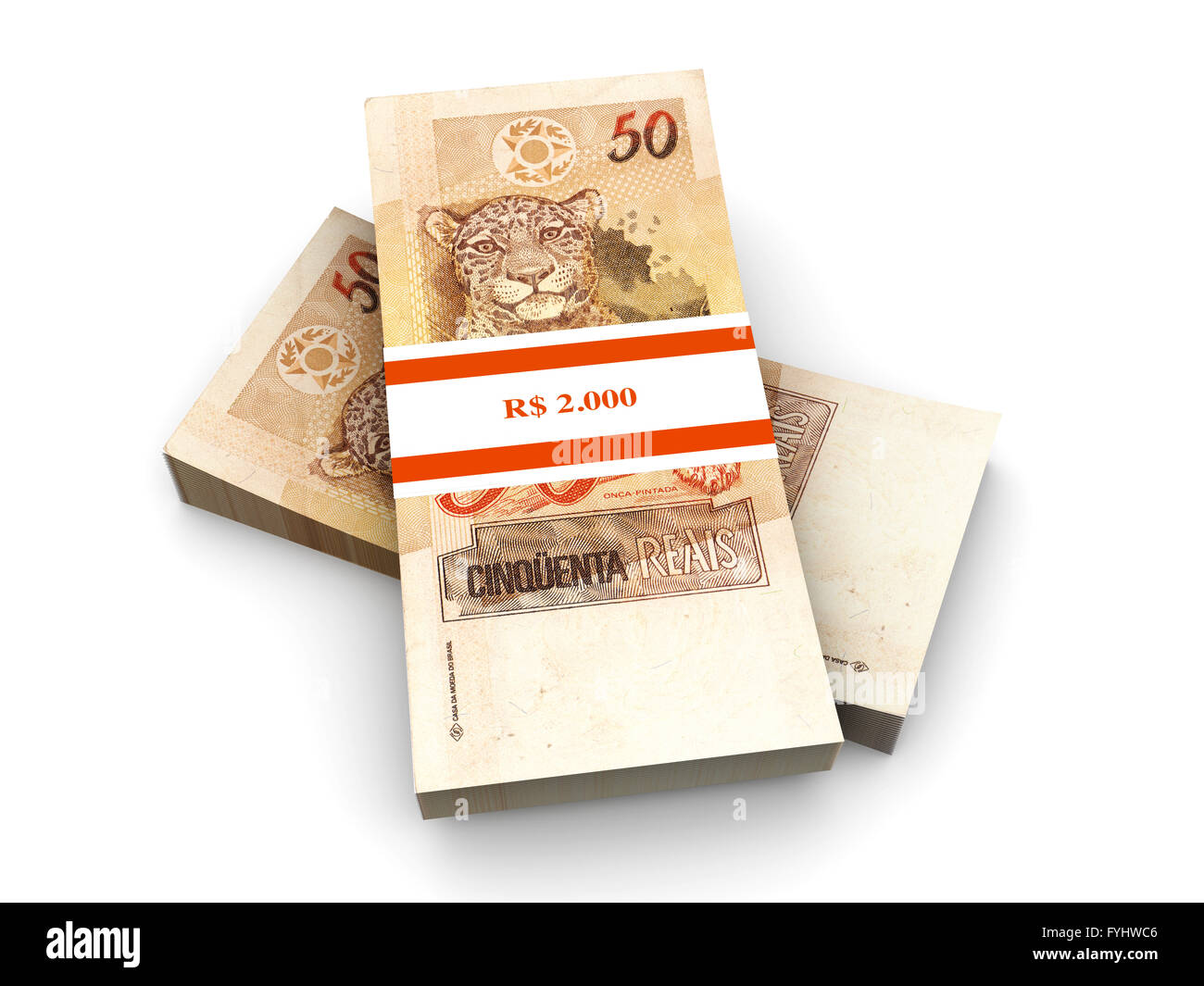 Brazilian 50 real banknote hi-res stock photography and images - Alamy