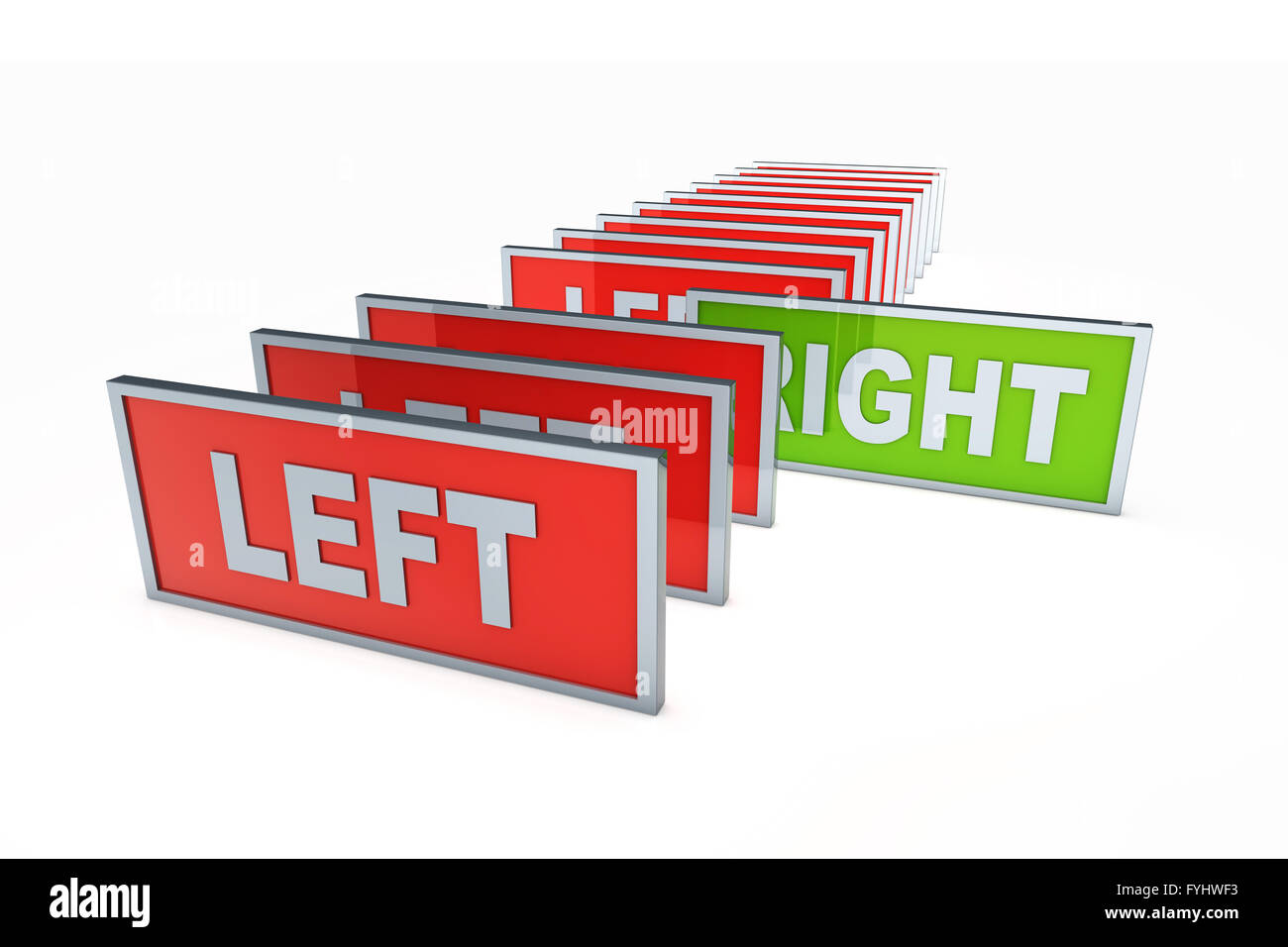 Left and right Stock Photo - Alamy