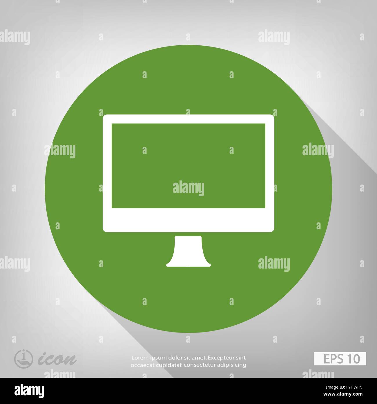 Pictograph of computer Stock Vector Image & Art - Alamy