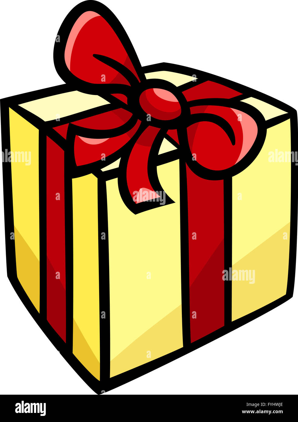 christmas or birthday gift clip art Stock Photo - Alamy