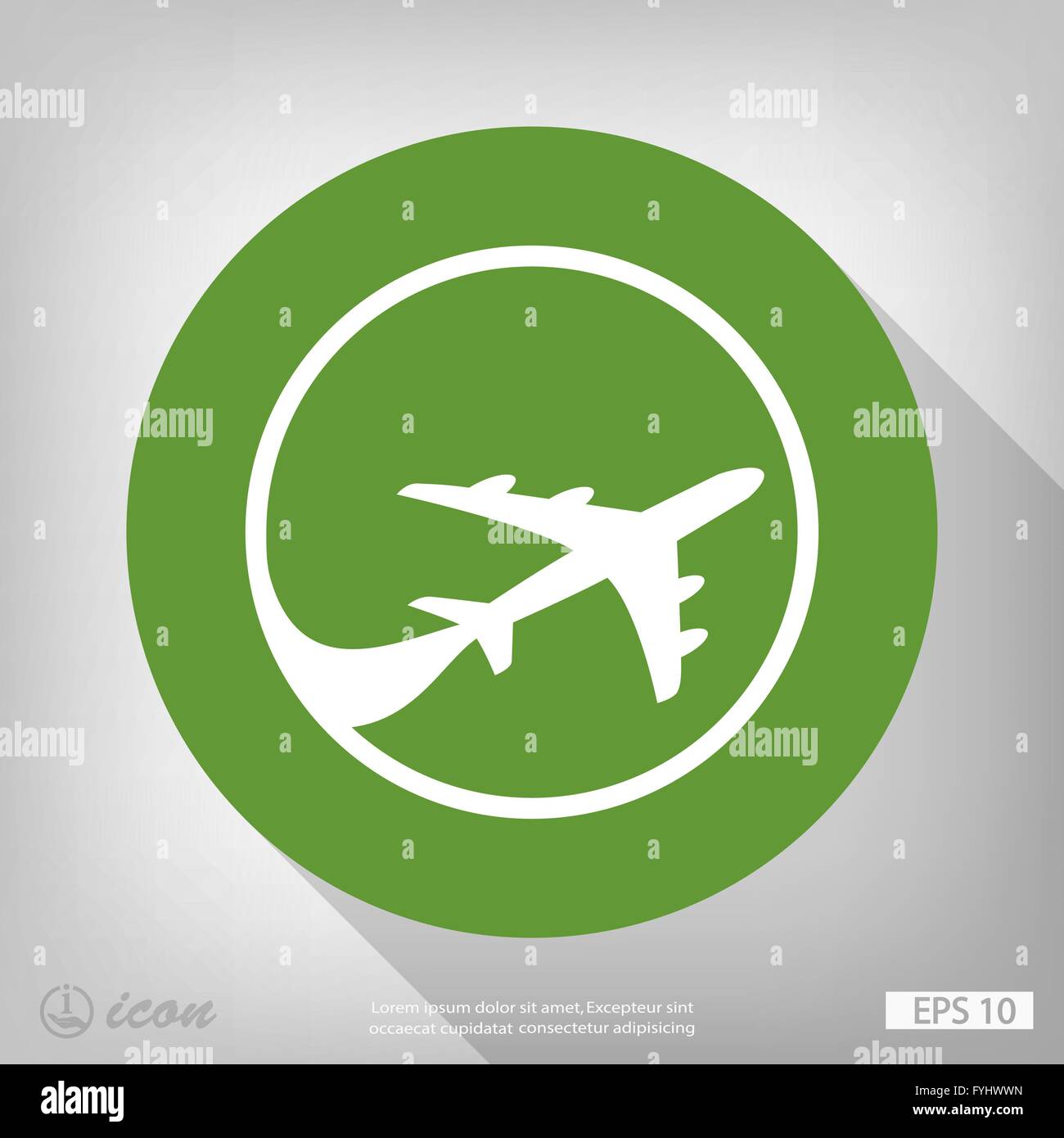 Pictograph of airplane Stock Vector Image & Art - Alamy