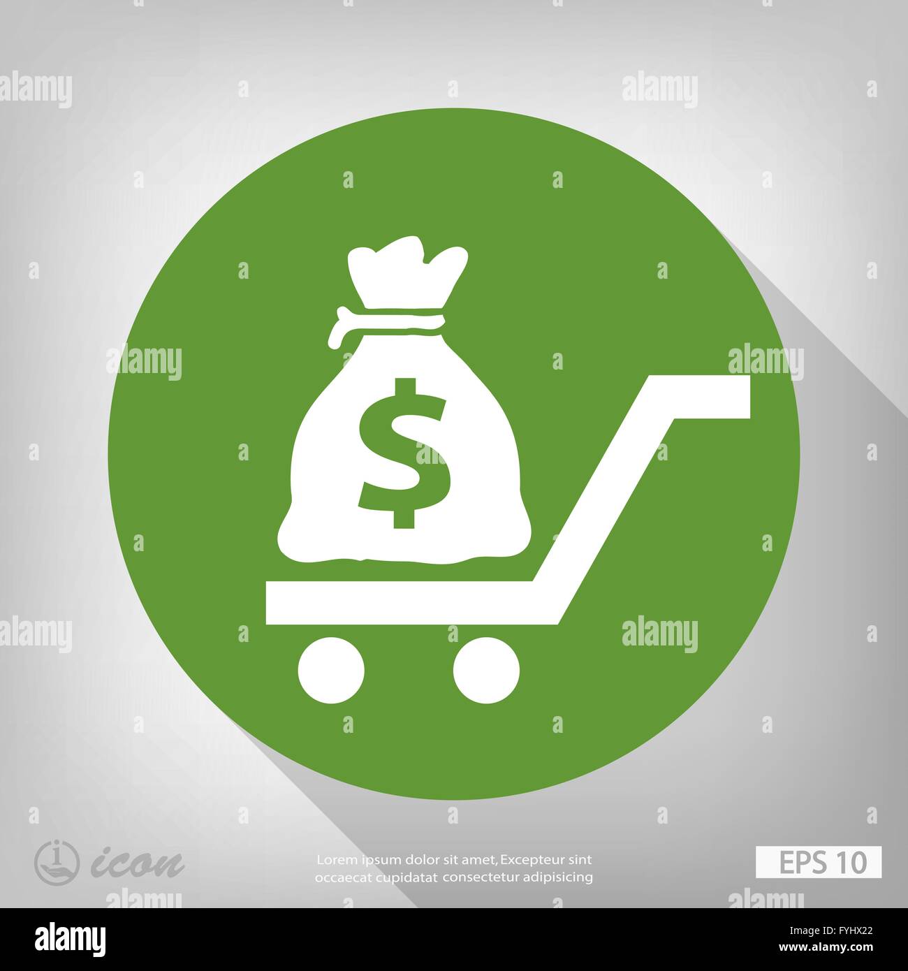 Pictograph of money Stock Vector Image & Art - Alamy