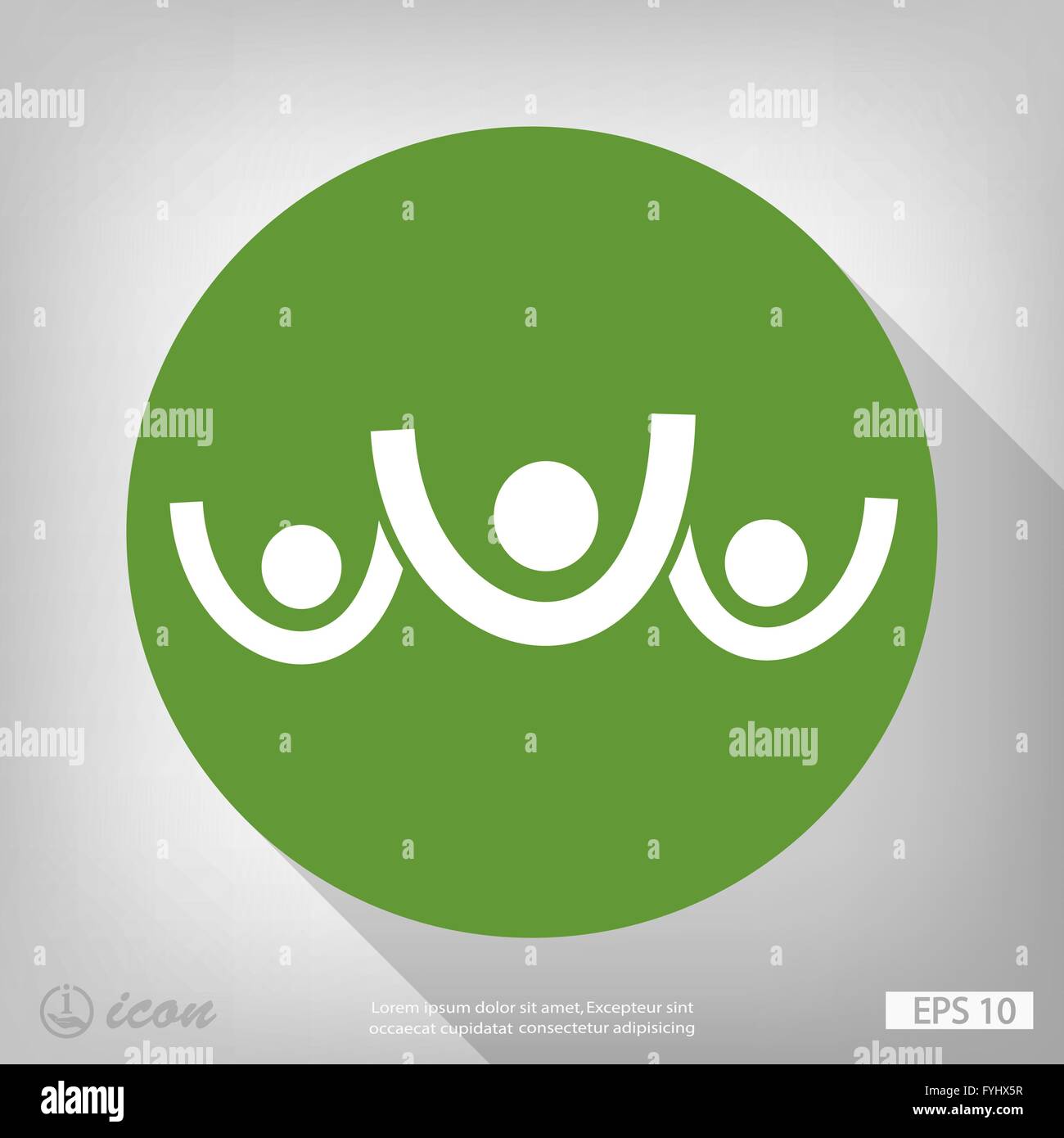 Pictograph of success team Stock Vector Image & Art - Alamy